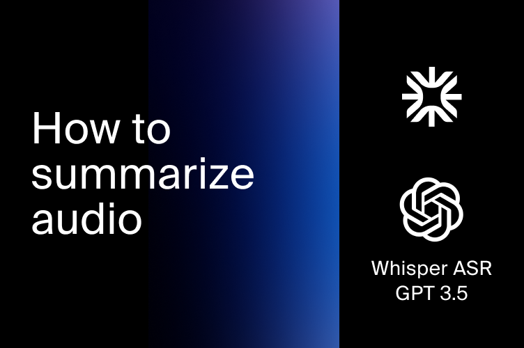 Gladia - How to summarize audio using Whisper ASR and GPT 3.5